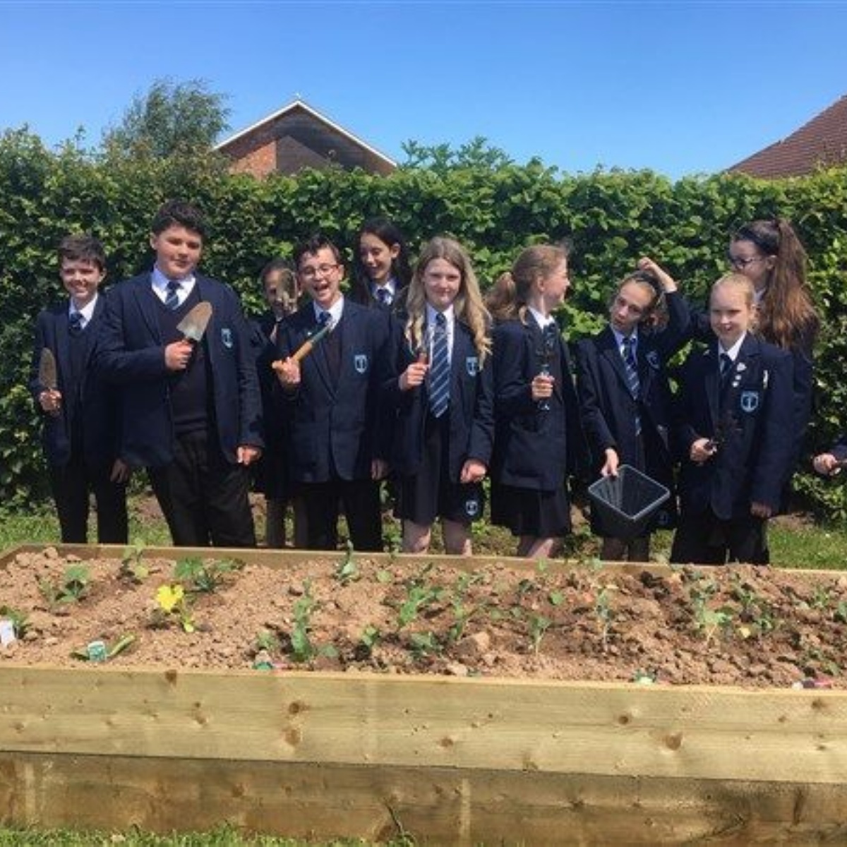 St Clement's High School - Mars Food build allotment at St Clement’s ...