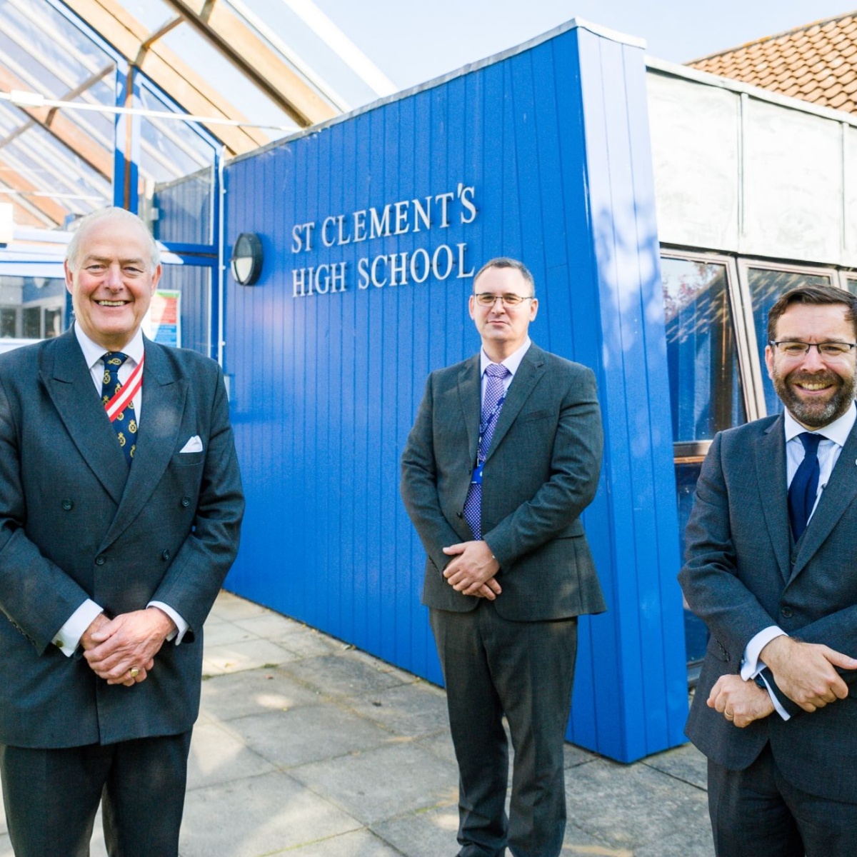 St Clement's High School - High Sheriff Visits Our school