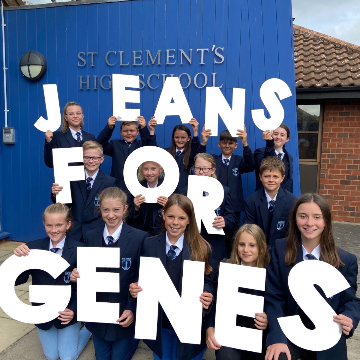 St Clement's High School - Students raise hundreds on Jeans for Genes Day