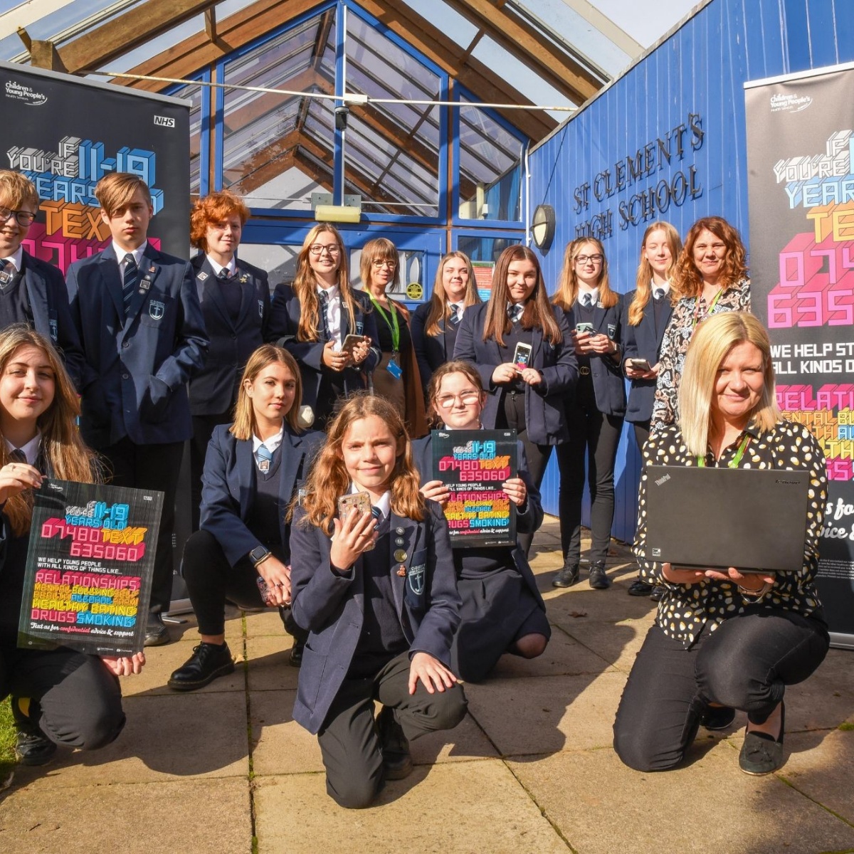 St Clement's High School - Students are ambassadors for support service