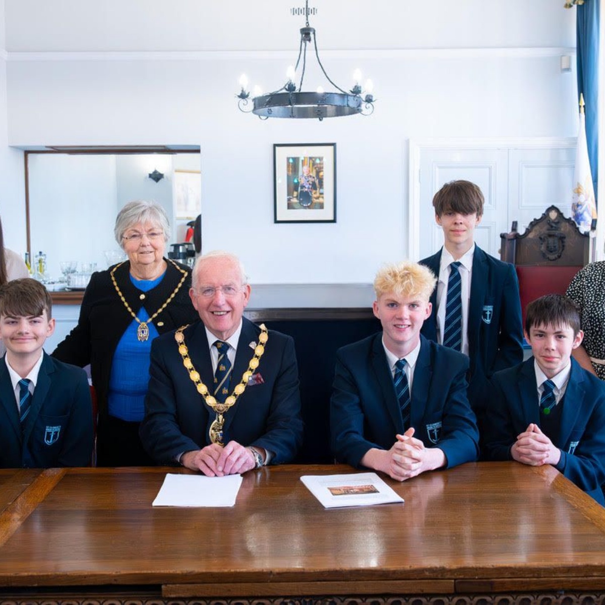 St Clement's High School - Mayor Welcomes Students to Historic Venue